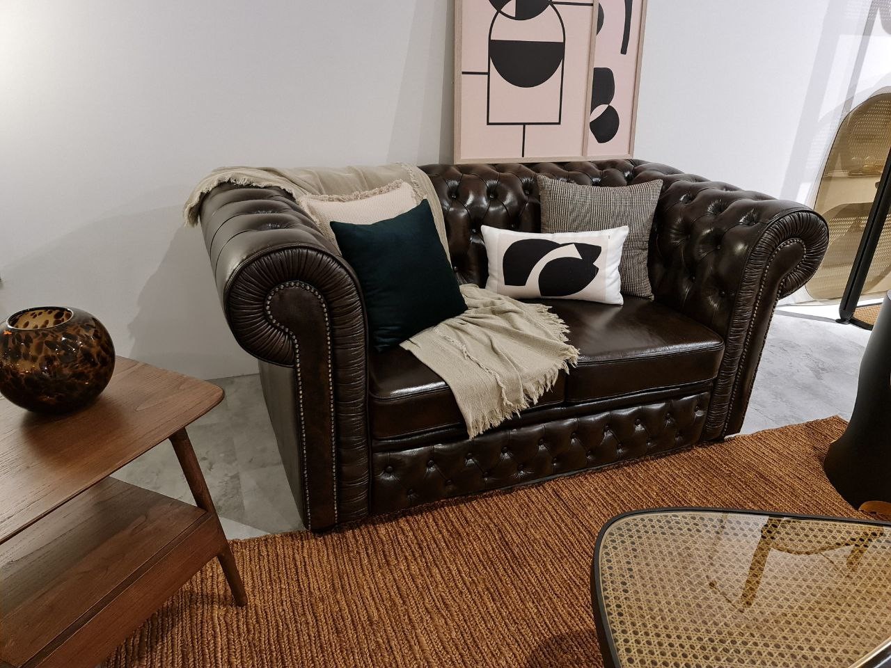 Chesterfield Leather Sofa | Premium and Designer Furniture - Nicchris