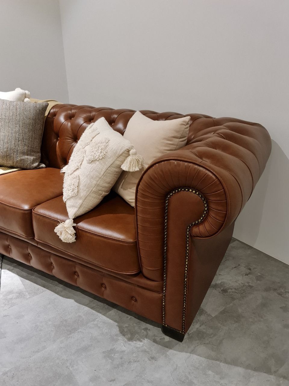 Chesterfield Leather Sofa | Premium and Designer Furniture - Nicchris